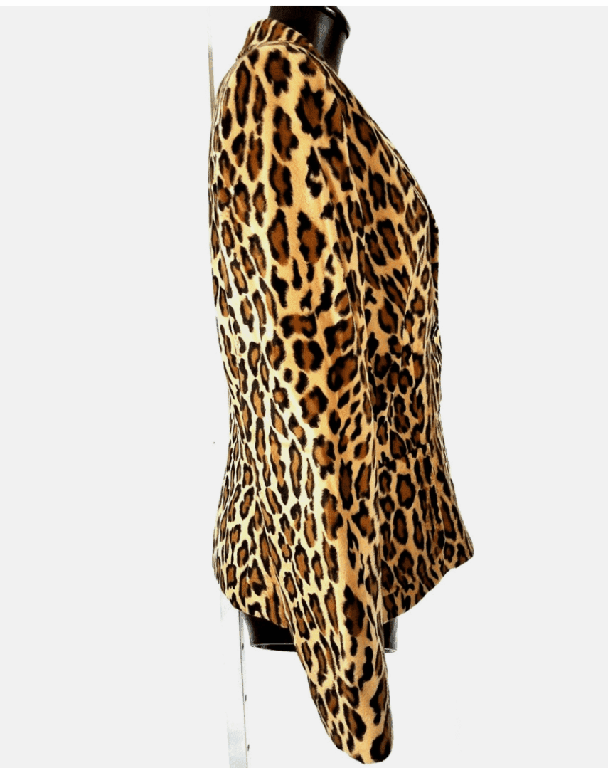 Cheetah Print Blazer - Closet Bar