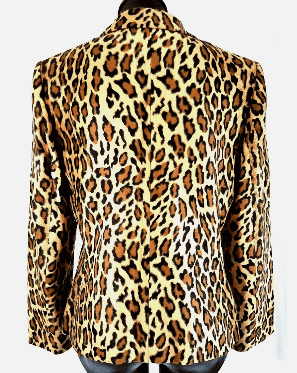 Cheetah Print Blazer - Closet Bar